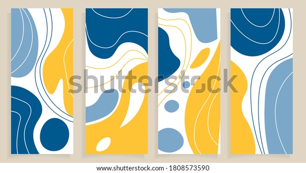Set Editable Vector Story Templates Layouts Stock Vector (Royalty Free ...