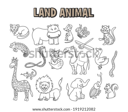 Line Drawing Of Animals | Free download on ClipArtMag