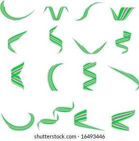 Vektor Stok Set Environmental Logos Vector Illustration (Tanpa Royalti ...