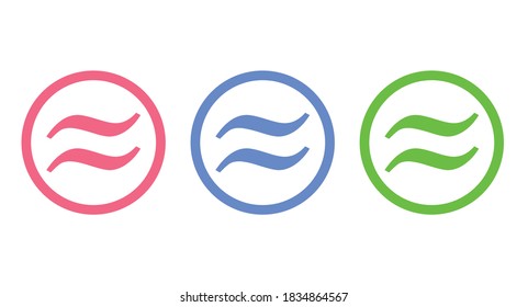 Set Equal Approximately Symbol On White 库存矢量图（免版税）1834864567 | Shutterstock