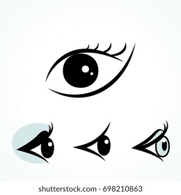 Types Strabismus: vector de stock (libre de regalías) 1280336776