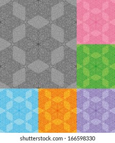Set Fantasy Patterns Stock Vector (Royalty Free) 166598330 | Shutterstock