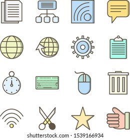 Set Files Personal Commercial Use Stock Vector (Royalty Free ...