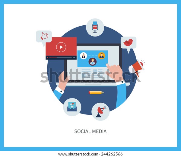 Set Flat Design Vector Illustration Concepts Stock Vector (Royalty Free ...