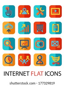 Digitize Icons Set Flat Set 9 Stock Vector (Royalty Free) 1200140725 ...
