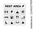 Rest Area Sign: Over 3,464 Royalty-Free Licensable Stock Illustrations ...