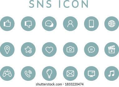 3,973 Sns icon Images, Stock Photos & Vectors | Shutterstock