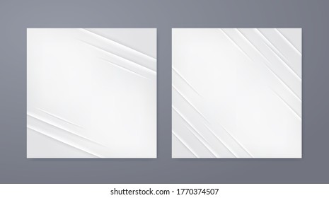 Set Folded Paper Background Isolated Vector Stock Vector (Royalty Free ...