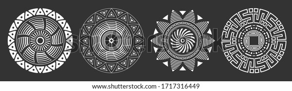153,508 Aztec Circles Images, Stock Photos & Vectors | Shutterstock