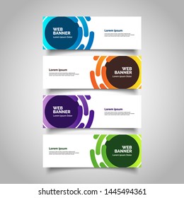 Modern Simple Banner Design Templates Abstract Stock Vector (Royalty ...