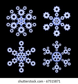 2,357 Gear snowflake Images, Stock Photos & Vectors | Shutterstock