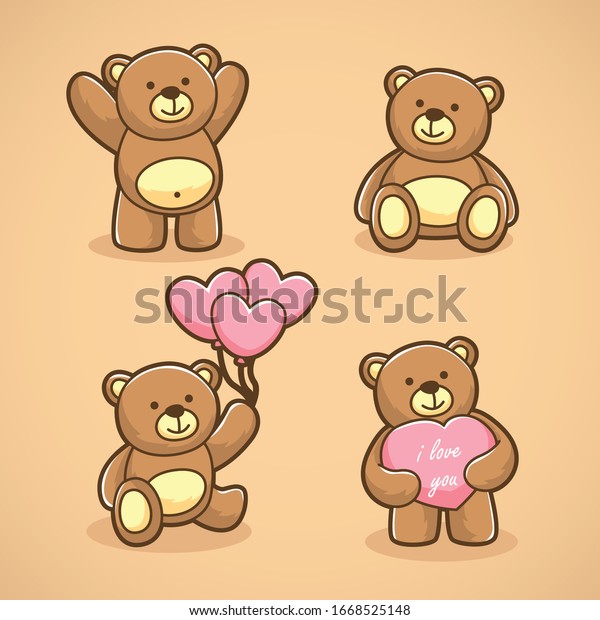 122,383 Cute Teddy Vector Images, Stock Photos & Vectors | Shutterstock