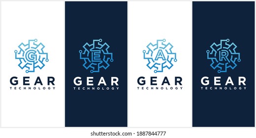 M gear logo Images, Stock Photos & Vectors | Shutterstock