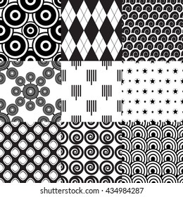 Set Geometric Pattern Part 2 Stock Vector Royalty Free 434984287