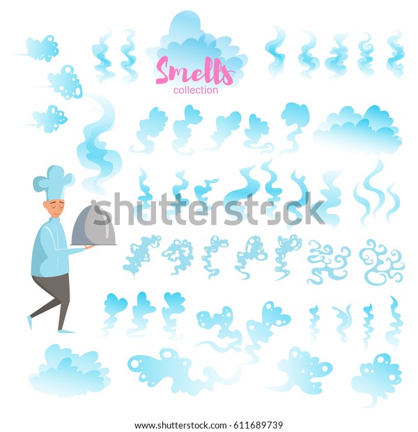 Set Good Smells Isolated Art On Stock Vector (Royalty Free) 611689739