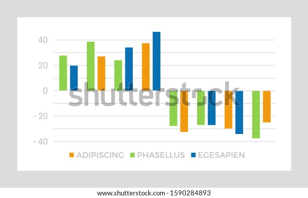 Set Green Blue Orange Elements Infographic Stock Vector (Royalty Free ...