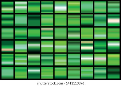 Set Green Gradients Green Backgrounds Collection: เวกเตอร์สต็อก (ปลอด ...