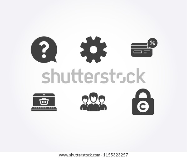 Set Group Question Mark Cashback Icons Stock Vector (Royalty Free ...