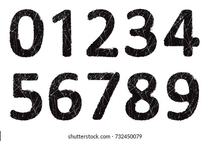 1,083 Distressed Number Drawing Images, Stock Photos & Vectors ...