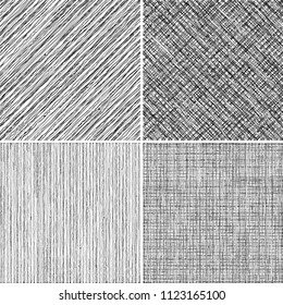 Set Grunge Stripe Pattern Distressed Texture Stock Vector (Royalty Free ...