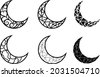 8,892 Half Moon Drawing Royalty-Free Images, Stock Photos & Pictures ...