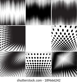 Set Halftones Background Vector Illustration Stock Vector (Royalty Free) 189666242 | Shutterstock