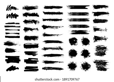 Ink Brush Strokes Fully Scalable Vector Stock Vector Royalty Free 2866244