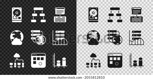 Set Hard Disk Drive Hdd Hierarchy Stock Vector (Royalty Free ... Set Hard Disk Drive Hdd Hierarchy Stock Vector (Royalty Free ...