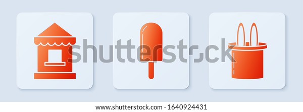 Set Ice Cream Ticket Box Office Stock Vector (Royalty Free) 1640924431 ...