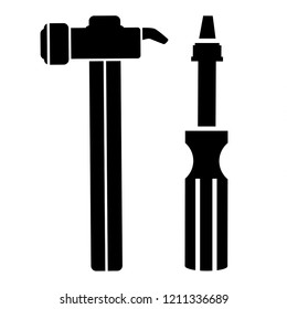 Set Icons Building Tools Vector Illustration Stock Vector (Royalty Free ...