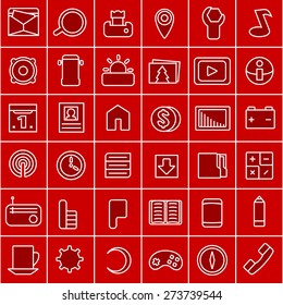 Set Icons Mobile Devices Stock Vector (Royalty Free) 273739544 ...