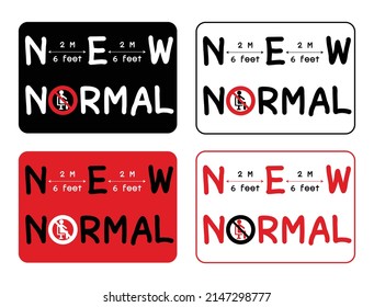 Set Illustrator Vector Infection Prevention Label Stock Vector (Royalty ...
