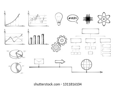 Big Data Visualization Connection Complex Icon Stock Vector (Royalty ...
