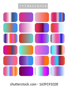 Set Iridescent Gradient Swatches Design Mix Stock Vector (Royalty Free ...