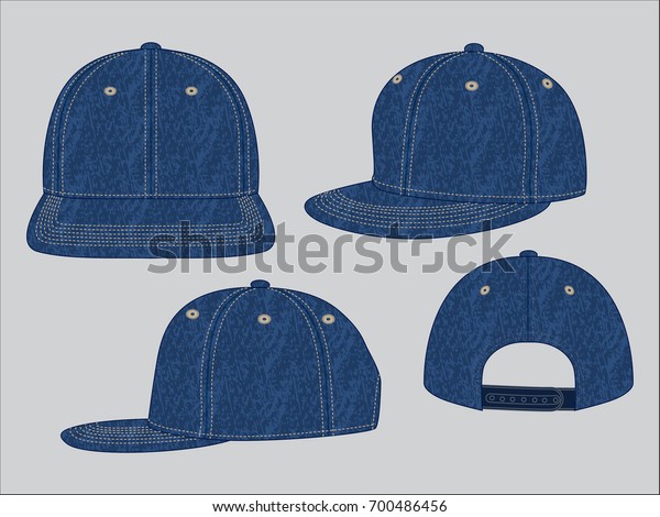 Set Jeans Hip Hop Cap Vector Stock Vector (Royalty Free) 700486456