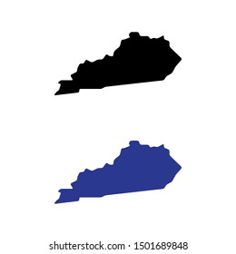 Set Kentucky State Map Icons Stock Vector (Royalty Free) 1501689848 ...
