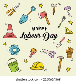 1,734 Labor day doodles Images, Stock Photos & Vectors | Shutterstock