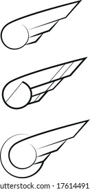 Set Laconic Logos Wings Stock Vector (Royalty Free) 1761449114 ...