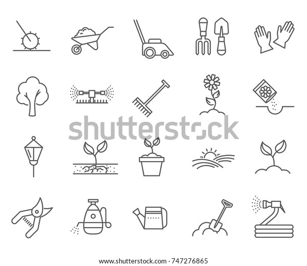18,147 Horticulture Icons Set Images, Stock Photos & Vectors | Shutterstock