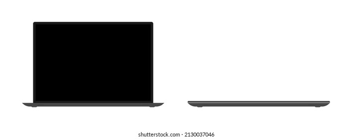 678 Laptop half opened Images, Stock Photos & Vectors | Shutterstock