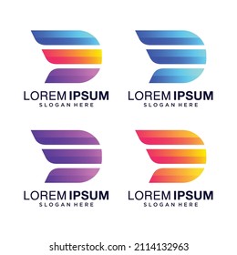 352 Bundle letter d logo design Images, Stock Photos & Vectors ...