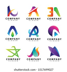 Set Letter Logo Stock Vector (Royalty Free) 1517699027 | Shutterstock
