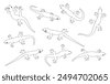 18+ Thousand Lizard Outline Royalty-Free Images, Stock Photos ...