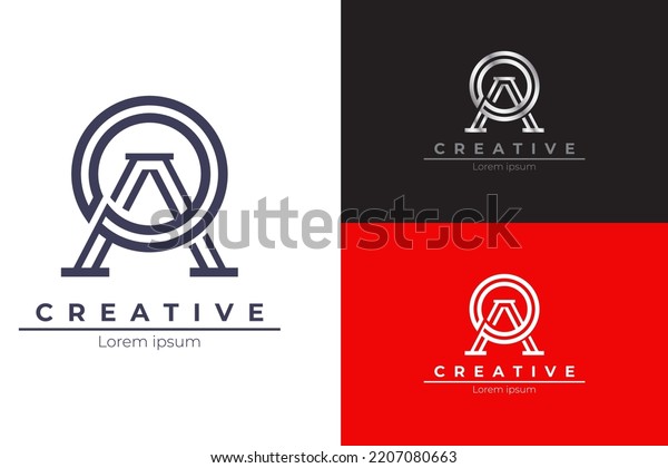 Set Logo Design Letter Mix Letter Stock Vector (Royalty Free ...
