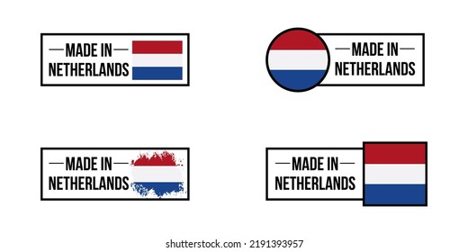 1,424 Made In Netherlands Stock Vectors, Images & Vector Art | Shutterstock