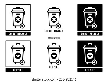 Set Manipulation Symbols Packaging Products Goods Stock Vector (Royalty ...
