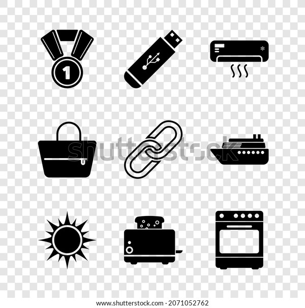 Set Medal Usb Flash Drive Air Stock Vector (Royalty Free) 2071052762 ...