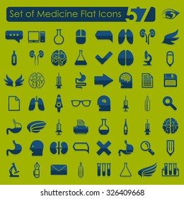 Set Medical Flat Icons Stock Vector (Royalty Free) 326409668 | Shutterstock