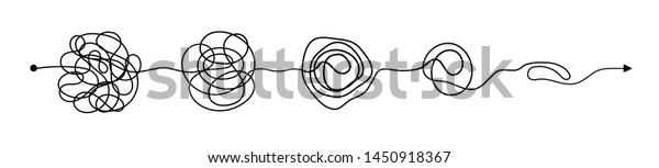Set Messy Clew Symbols Connected Between Stock Vector (Royalty Free ...