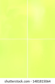 Set Minimal Green Covers Design A4 Stock Vector (Royalty Free ...